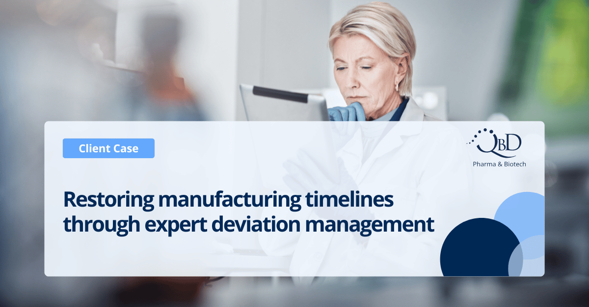 Efficient Deviation Management for Timely Batch Release | Case Study